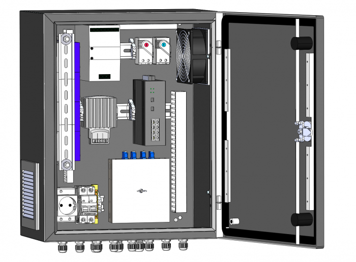 Купить SC-Box-L2-8GP-240-2G-UPS(F) (SpaceCam) Узел коммутации ...