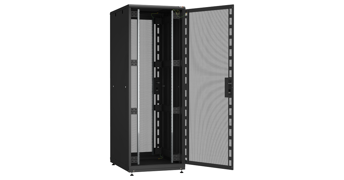 Купить TFR-428010-PMPM-R-BK Шкаф телекоммуникационный 19" напольный 42U ...